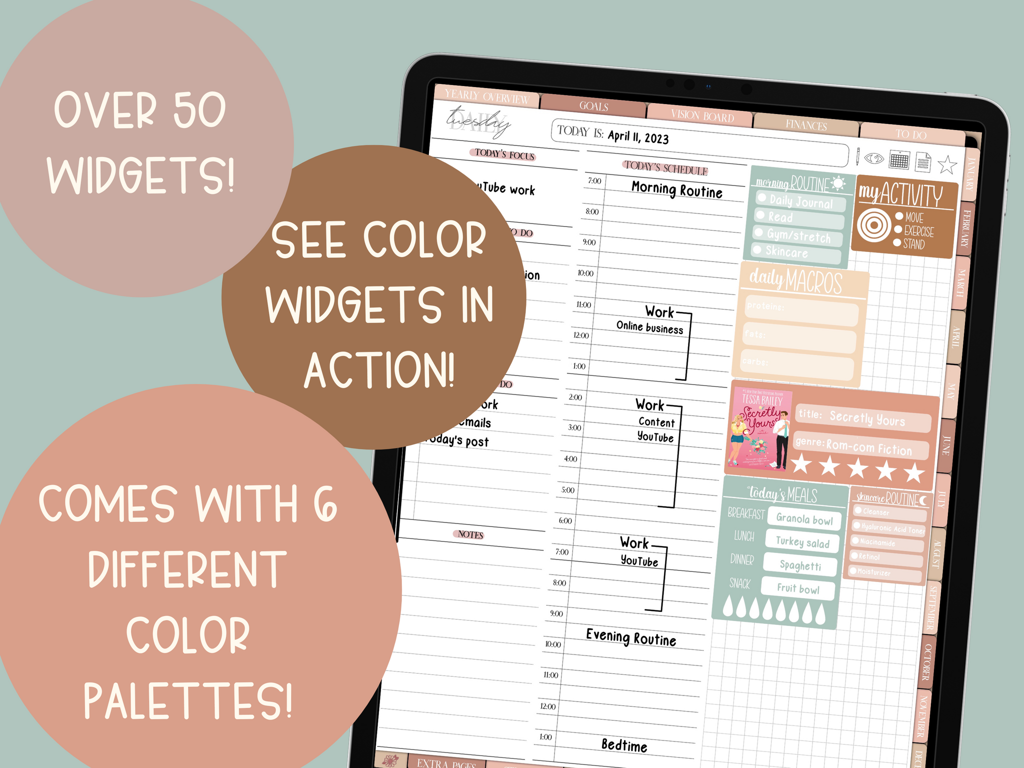 Color Changing Widgets *GOODNOTES ONLY – DGPDesignsCo.