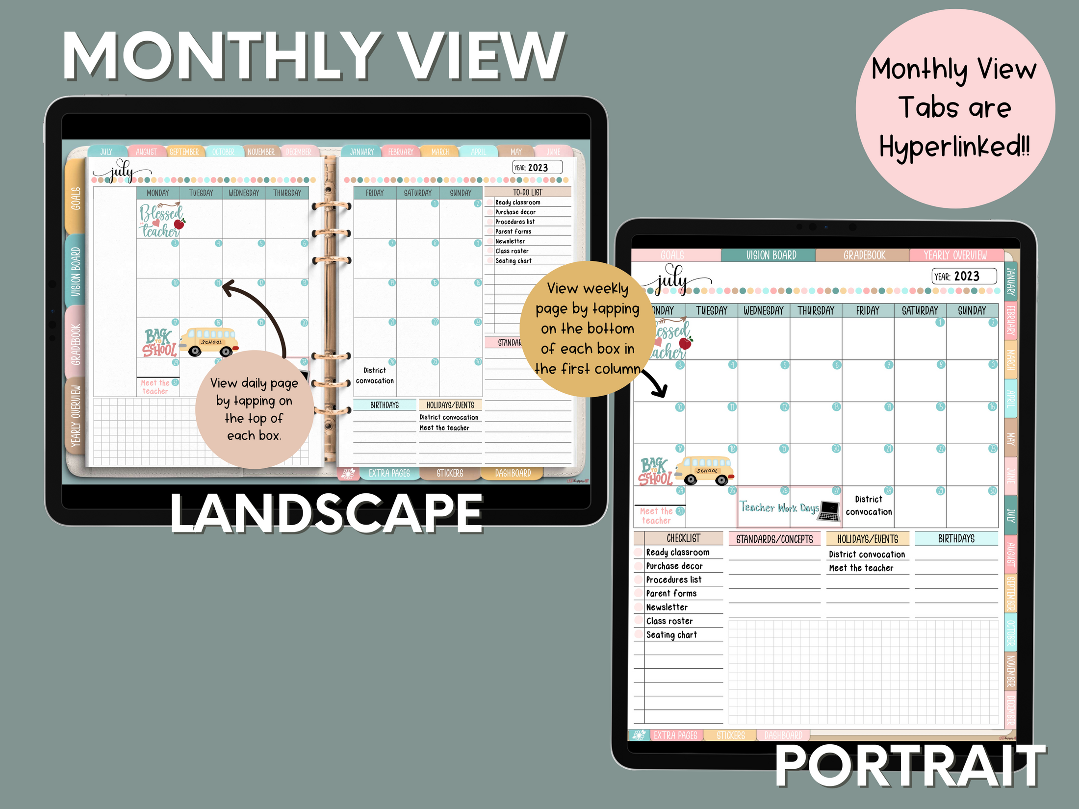 The Dedicated Digital Teacher Planner – DGPDesignsCo.