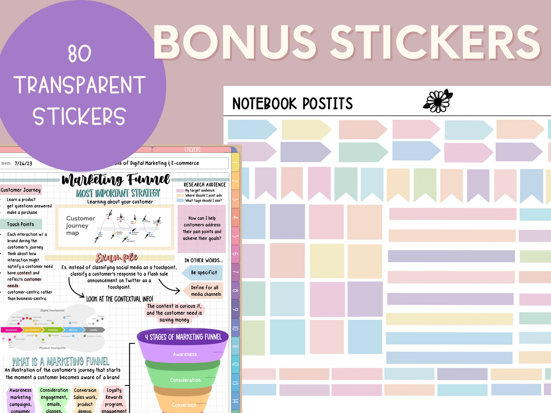 The Capable 16-Subject Digital Notebook – DGPDesignsCo.